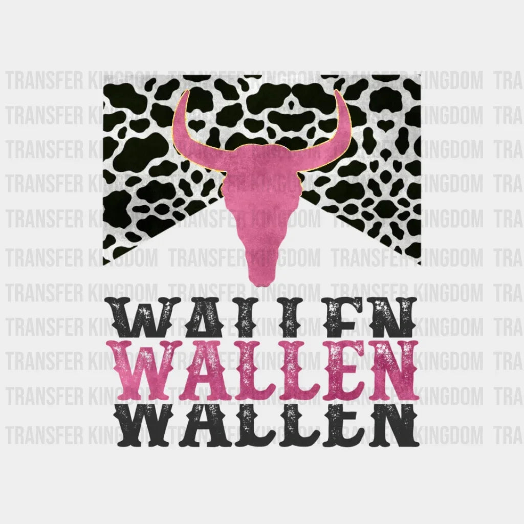Cow Skull Wallen Design - DTF heat transfer