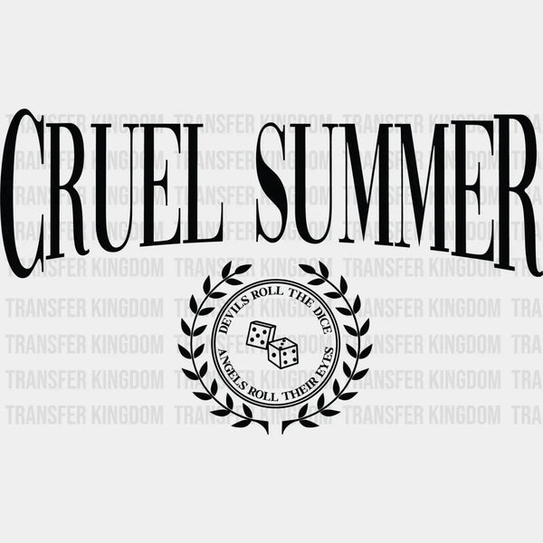 Cruel Summer Dice Summer DTF Transfer – Transfer Kingdom