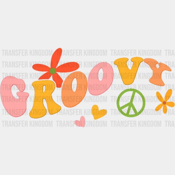 Groovy - Good Vibes DTF Transfer – Transfer Kingdom