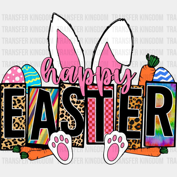 Happy Easter Bunny Design Design - DTF heat transfer