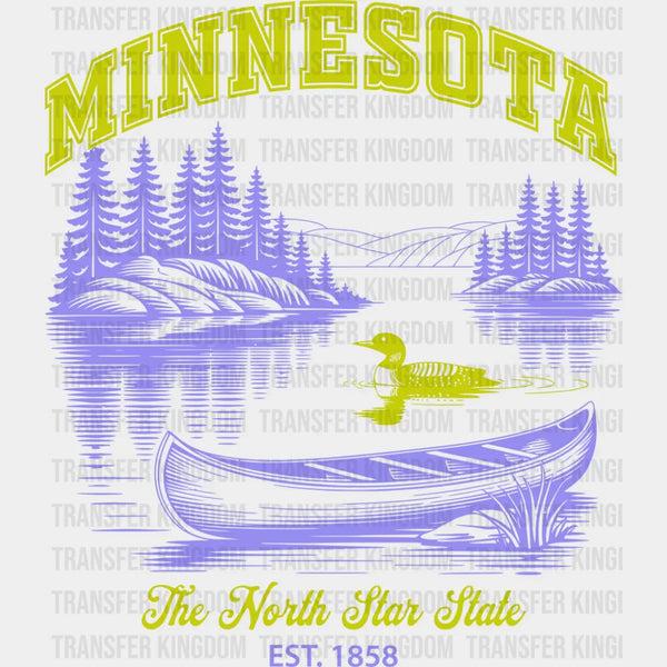 Minnesota The North Star State - States & Cities DTF Transfer