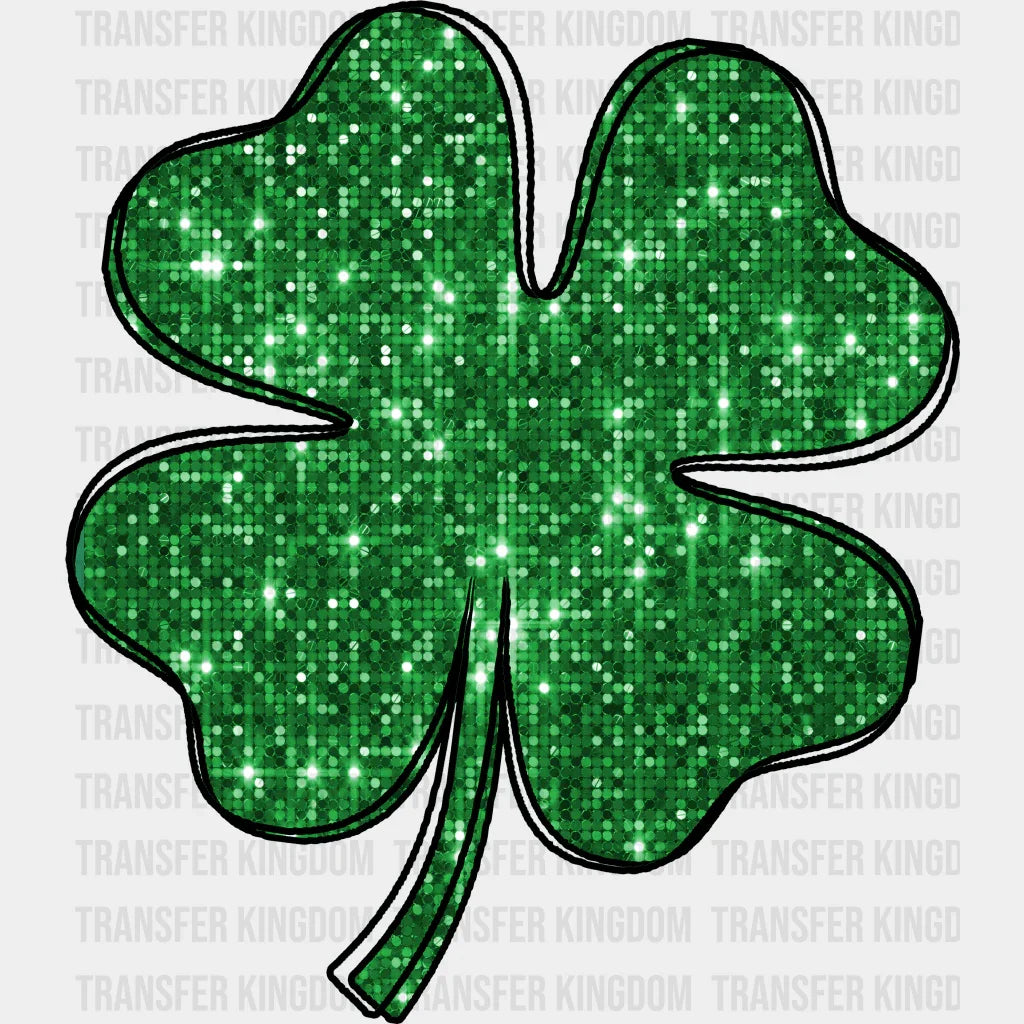 Four Leaf Clover St. Patrick's Day Design - DTF heat transfer