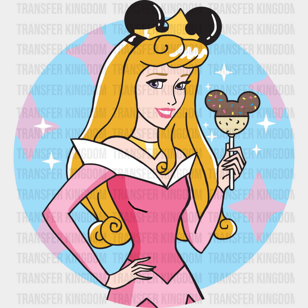 Aurora Disney DTF Transfer