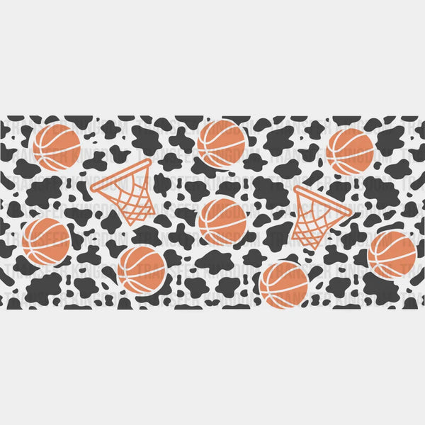 Basketball Hoops Design - Basketball Cup Wrap UV Sticker Permanent UV ...