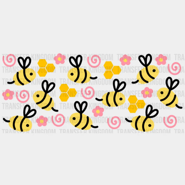 Bee UV DTF Transfer Cup Wrap UV DTF Sticker