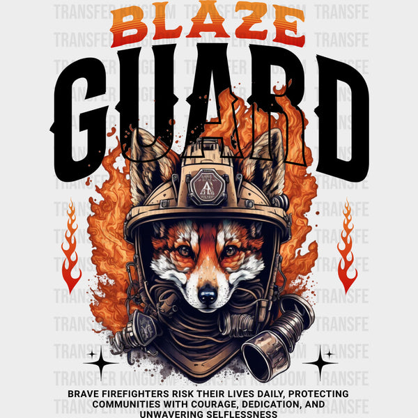 Blaze Guard Fox DTF Transfers for Fire Department – Transfer Kingdom