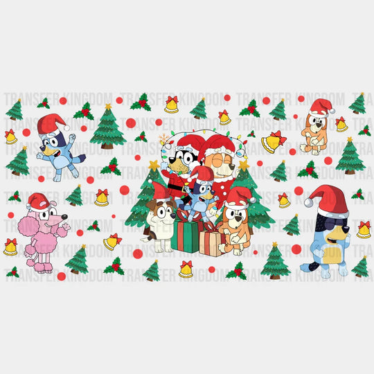 BLUEY CHRISTMAS Uv Dtf Wrap - UV DTF TRANSFER – Transfer Kingdom