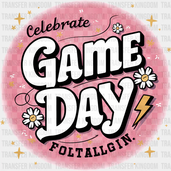 Celebrate Game Day Pink Design - Soccer DTF Heat Transfer