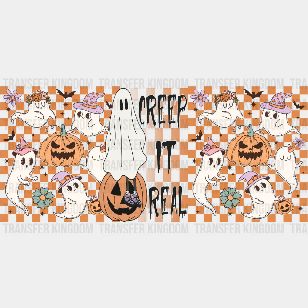 Creep It Real - Halloween Cup Wrap UV Sticker Permanent UV DTF Decal