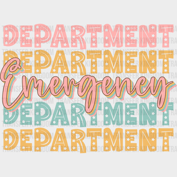 ER Nurse DTF Transfer Cursive Emergency Department – Transfer Kingdom