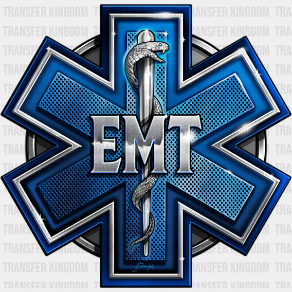 EMT Star Of Life Design - EMT DTF Transfer – Transfer Kingdom