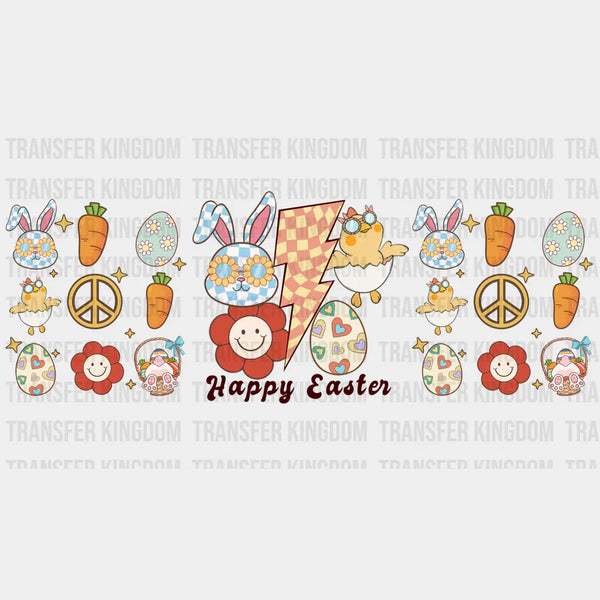 Happy Easter Doodles UV DTF Transfer Cup Wrap UV DTF Sticker – Transfer ...