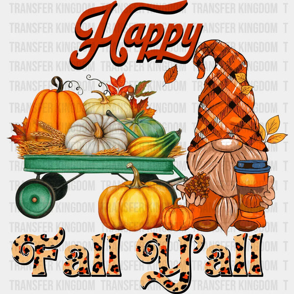 Happy Fall Y'all Trolley - Fall DTF Transfer – Transfer Kingdom