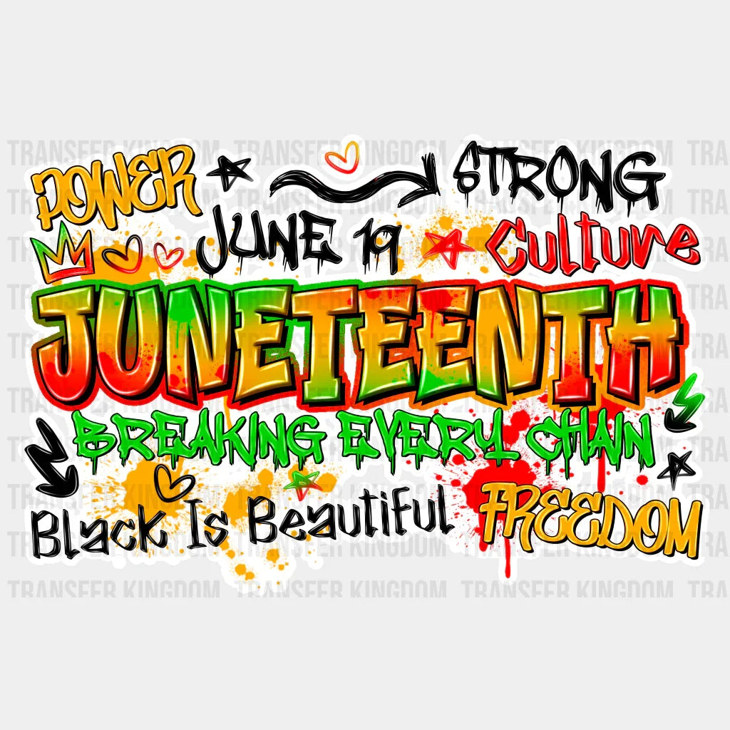 Juneteenth Black Is Beautiful - Juneteenth DTF Heat Transfer