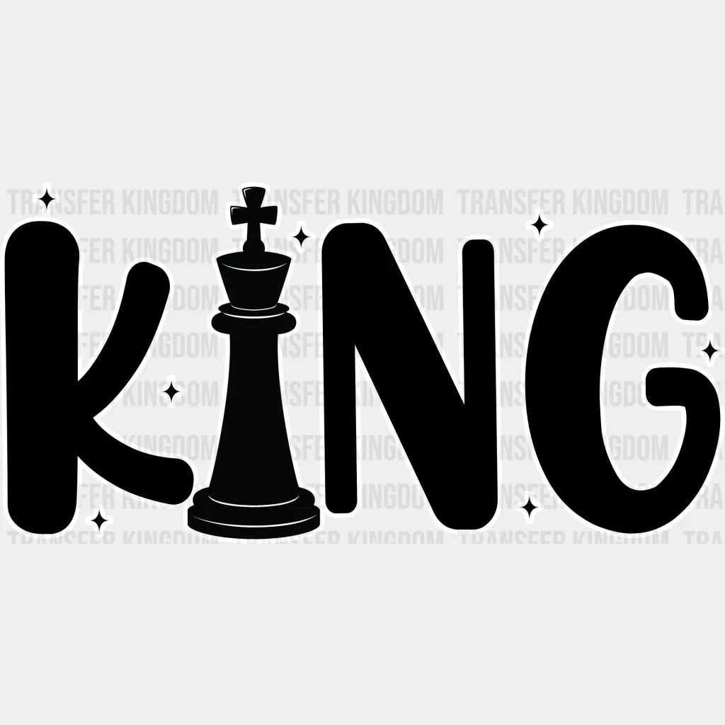 King And Queen Chess - King-Queen DTF heat transfer