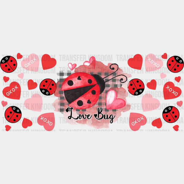 Love Bug Heart - Valentine's Day Cup Wrap UV Sticker Permanent UV DTF ...