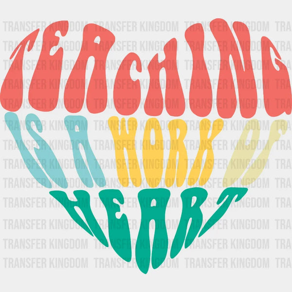 Teaching Heart DTF Transfer