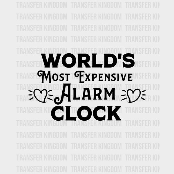 Worlds Most Expensive Alarm Clock DTF Transfer – Transfer Kingdom