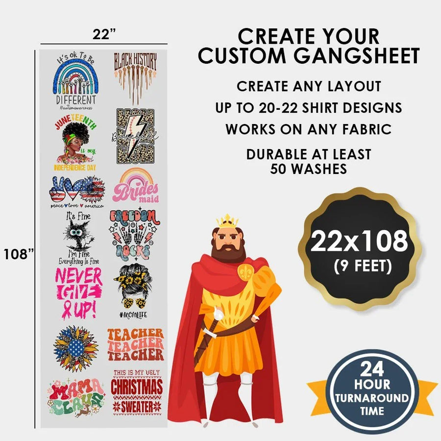 Create Your Gang Sheet with Our Gang Sheet Builder Software
