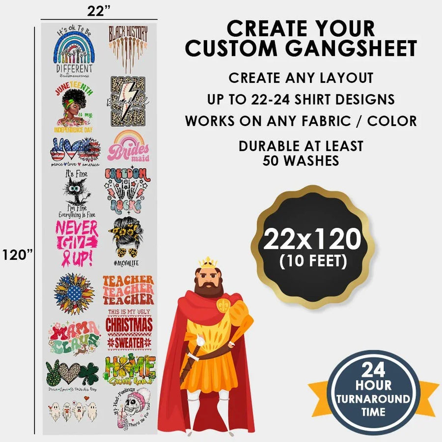 Create Your Gang Sheet with Our Gang Sheet Builder Software