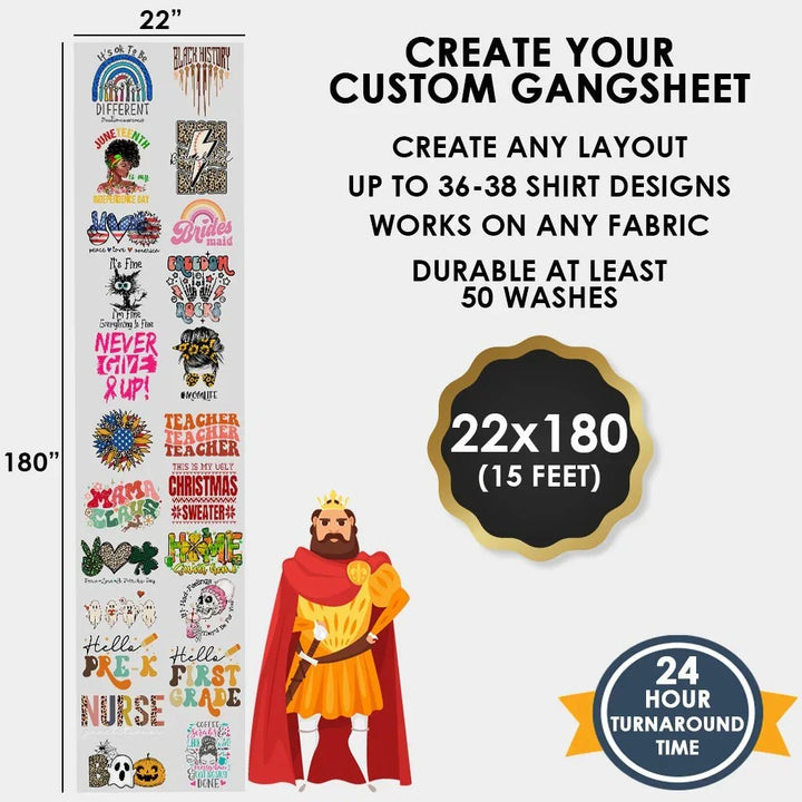 Create Your Gang Sheet with Our Gang Sheet Builder Software