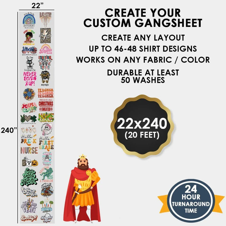 Create Your Gang Sheet with Our Gang Sheet Builder Software