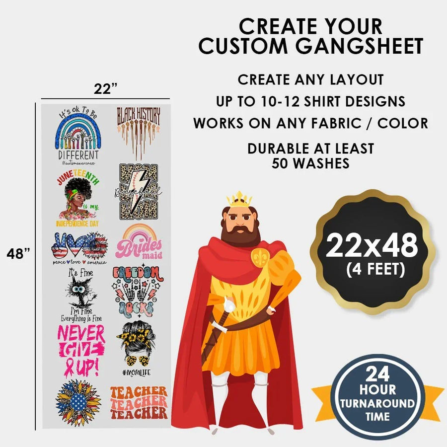 Create Your Gang Sheet with Our Gang Sheet Builder Software