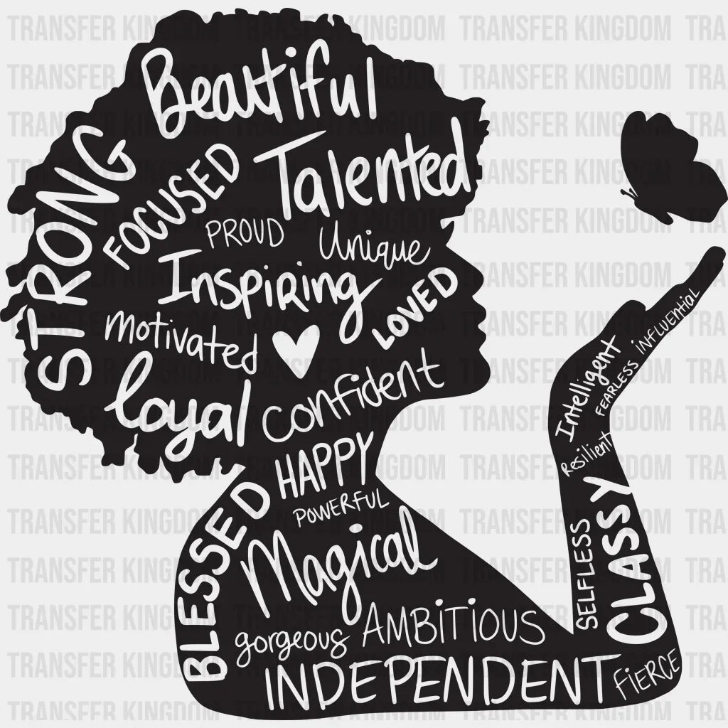 Afro Black Women design- DTF heat transfer