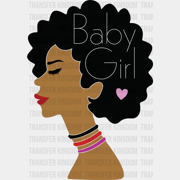 Baby Girl Pink Heart - BLM design DTF heat transfer – Transfer Kingdom