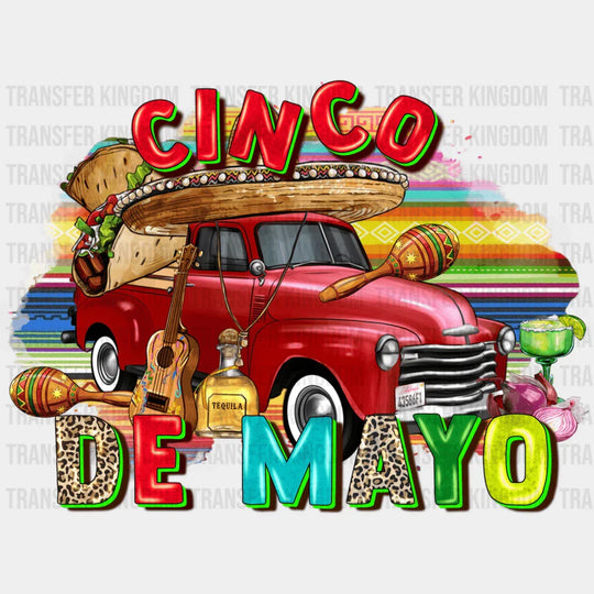 Cinco De Mayo Car - Cinco De Mayo DTF heat transfer