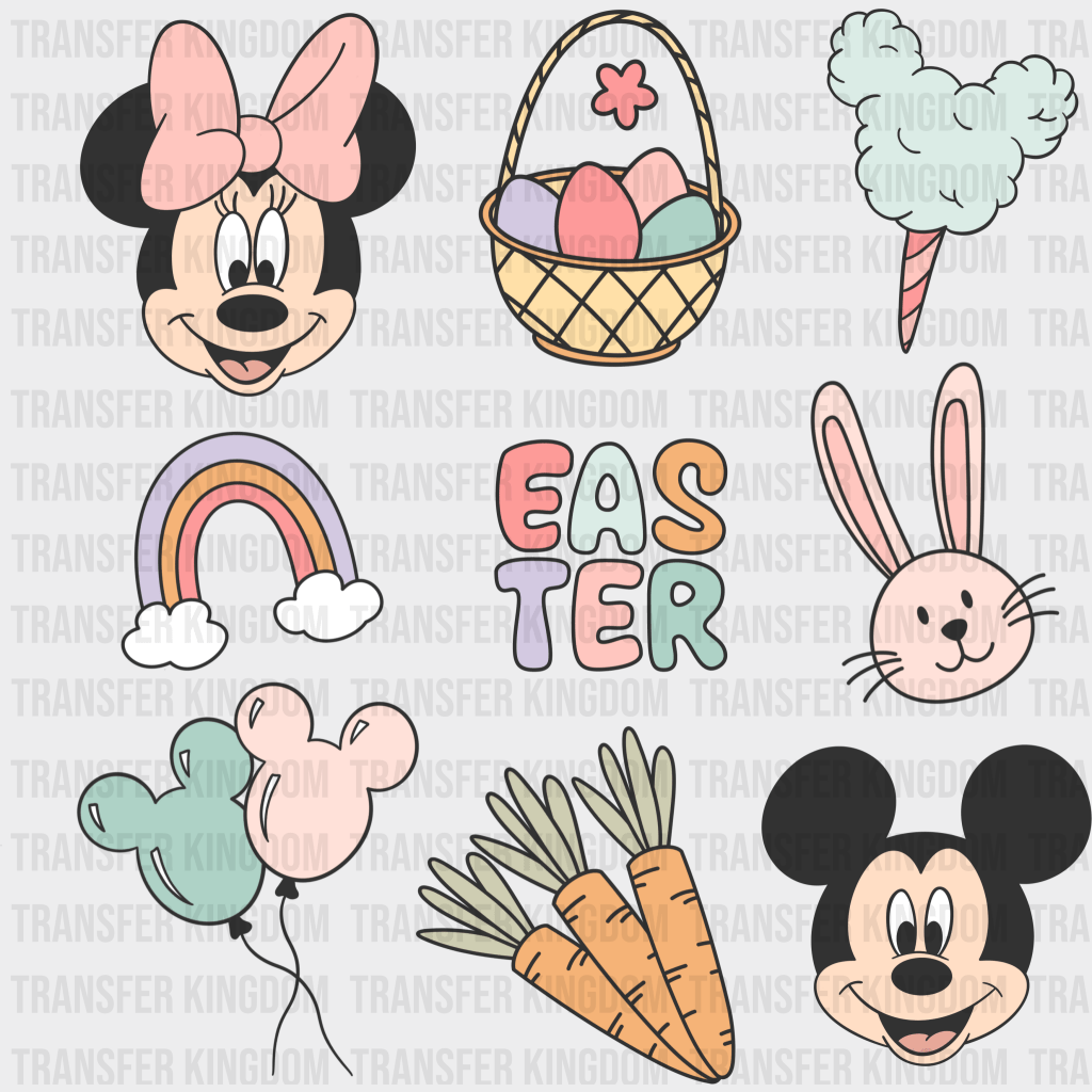 Disney Easter Design - DTF heat transfer