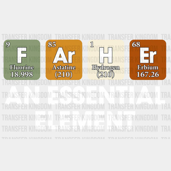 Farher An Essential Element Design - DTF heat transfer