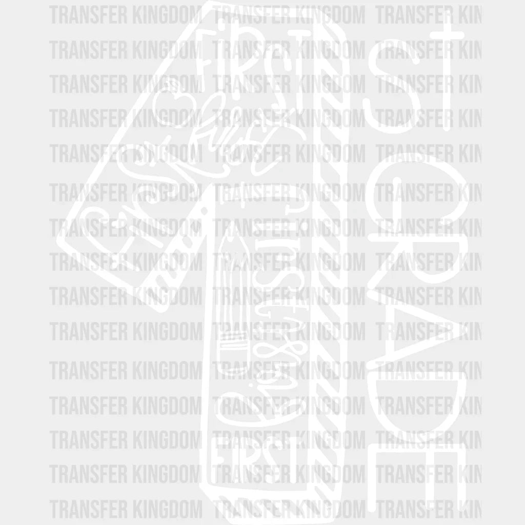 First Grade 100 Days Of School Design - DTF heat transfer – Transfer ...